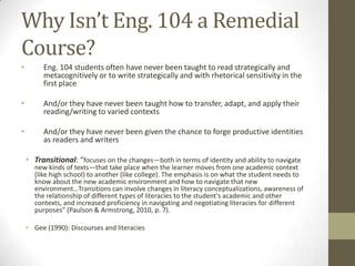 Eng. 104 overview | PPT