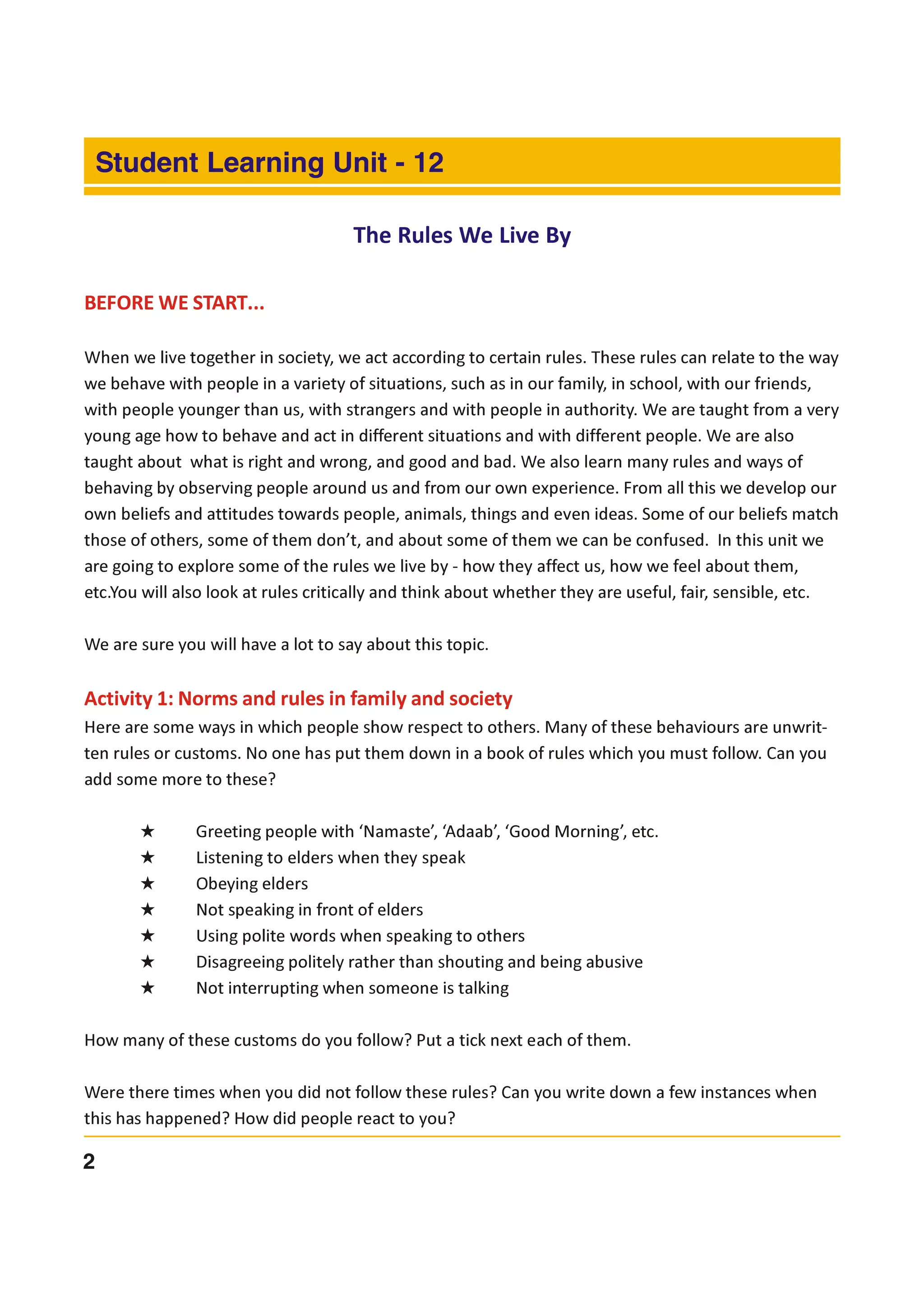 Student Learning Unit English_12 | PDF