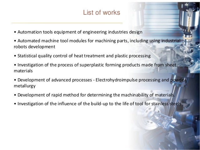 Technology of Mechanical engineering