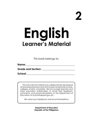 Eng.2 lm unit 3 v.1 | PDF