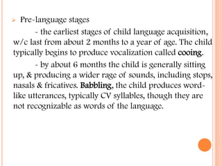 Language acquisition | PPTX