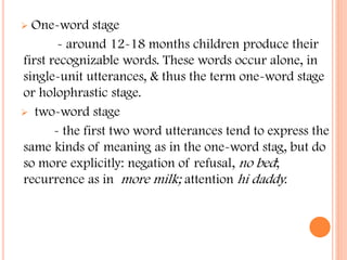 Language acquisition | PPTX