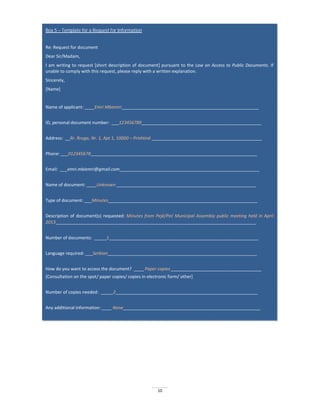 CIVIL SOCIETY PARTICIPATION IN DECISION-MAKING PROCESSES | PDF