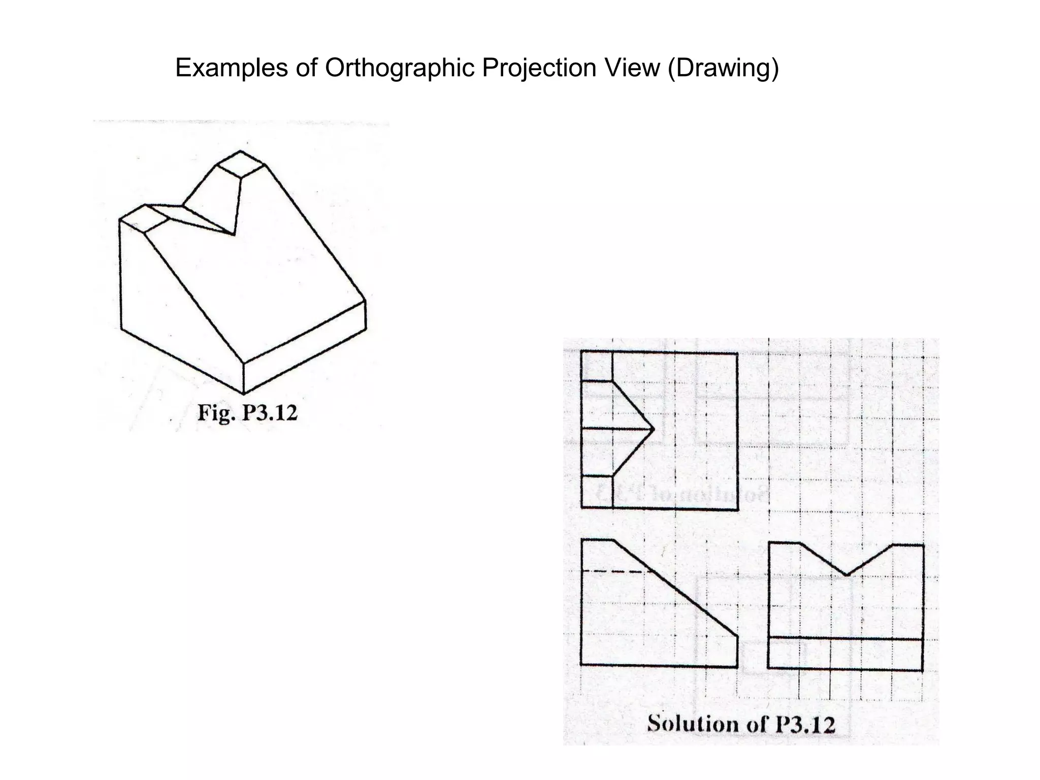 Basic Mechanical Engineering drawing | PPT | Drawing and Sketching ...