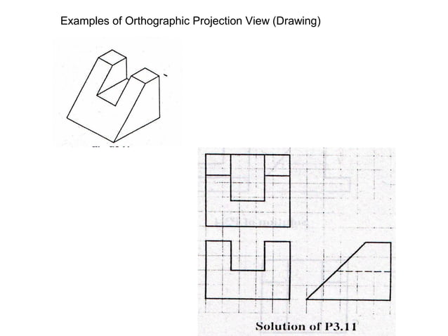 Basic Mechanical Engineering drawing | PPT | Drawing and Sketching ...
