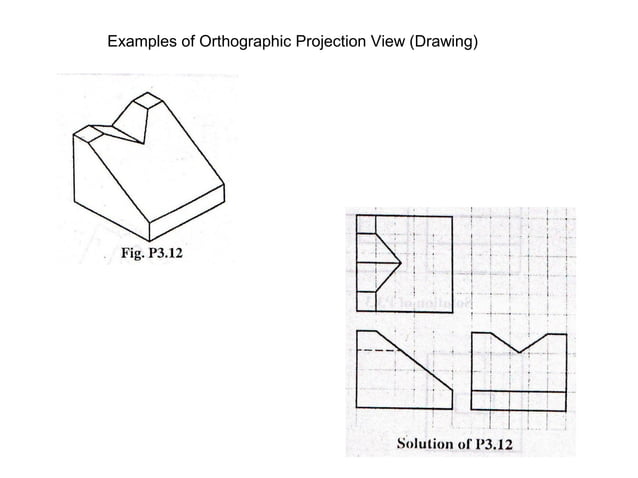 Basic Mechanical Engineering drawing | PPT | Drawing and Sketching ...