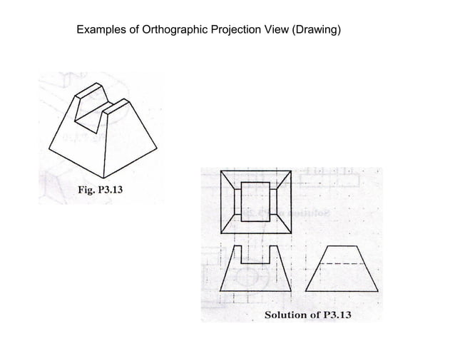 Basic Mechanical Engineering drawing | PPT | Drawing and Sketching ...