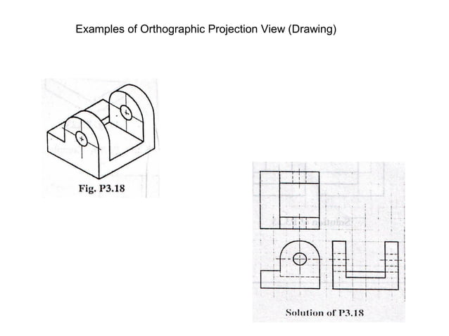 Basic Mechanical Engineering drawing | PPT | Drawing and Sketching ...