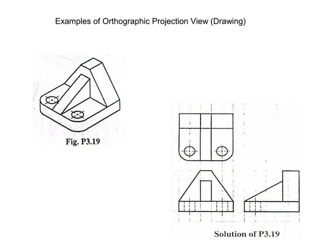 Basic Mechanical Engineering drawing | PPT | Drawing and Sketching ...