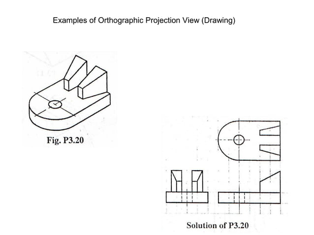 Basic Mechanical Engineering drawing | PPT | Drawing and Sketching ...