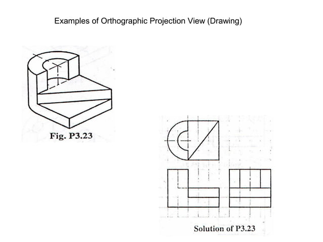 Basic Mechanical Engineering drawing | PPT | Drawing and Sketching ...