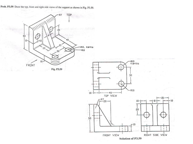 Basic Mechanical Engineering drawing | PPT | Drawing and Sketching ...