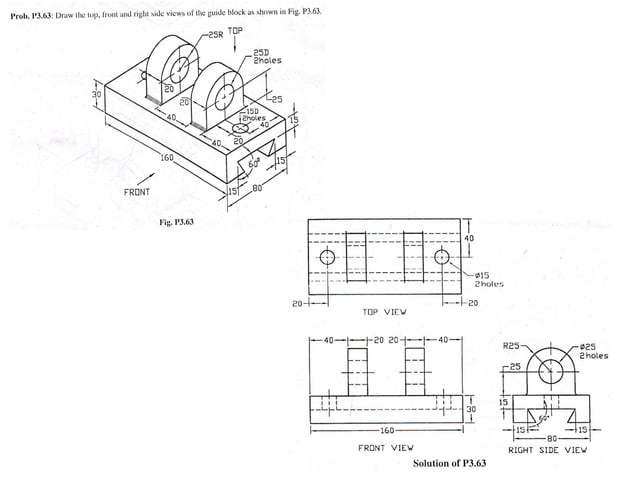 Basic Mechanical Engineering drawing | PPT | Drawing and Sketching ...