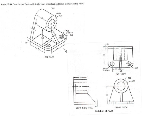 Basic Mechanical Engineering drawing | PPT | Drawing and Sketching ...