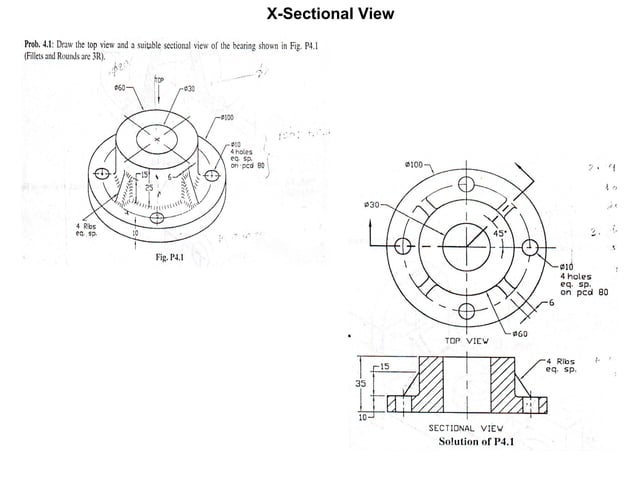 Basic Mechanical Engineering drawing | PPT | Drawing and Sketching ...
