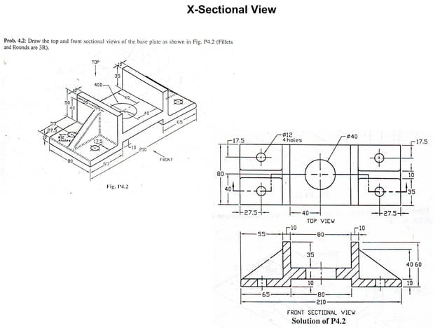 Basic Mechanical Engineering drawing | PPT | Drawing and Sketching ...