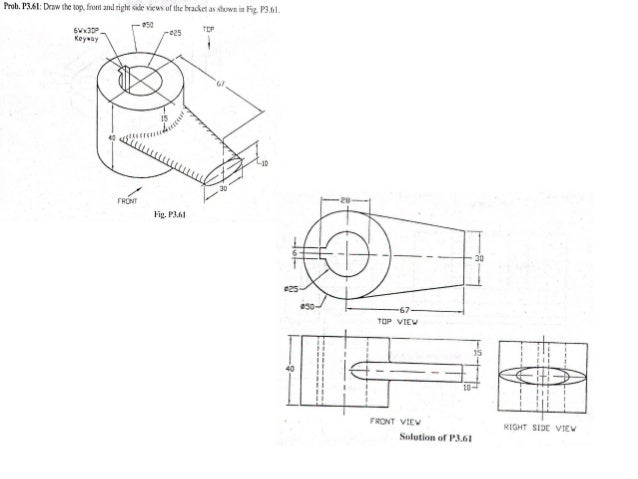 Basic Mechanical Engineering drawing