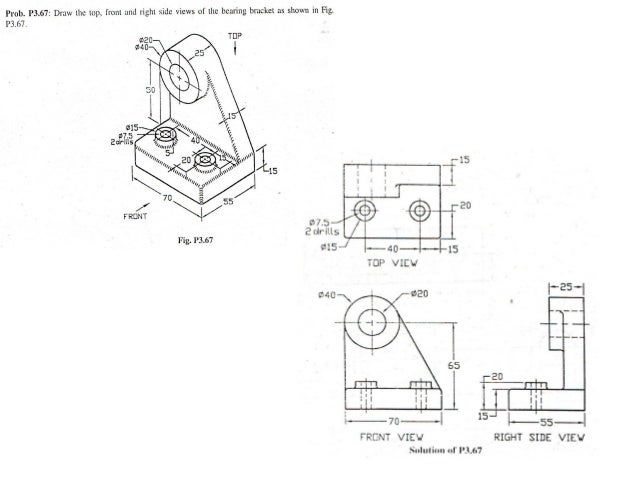 Basic Mechanical Engineering drawing