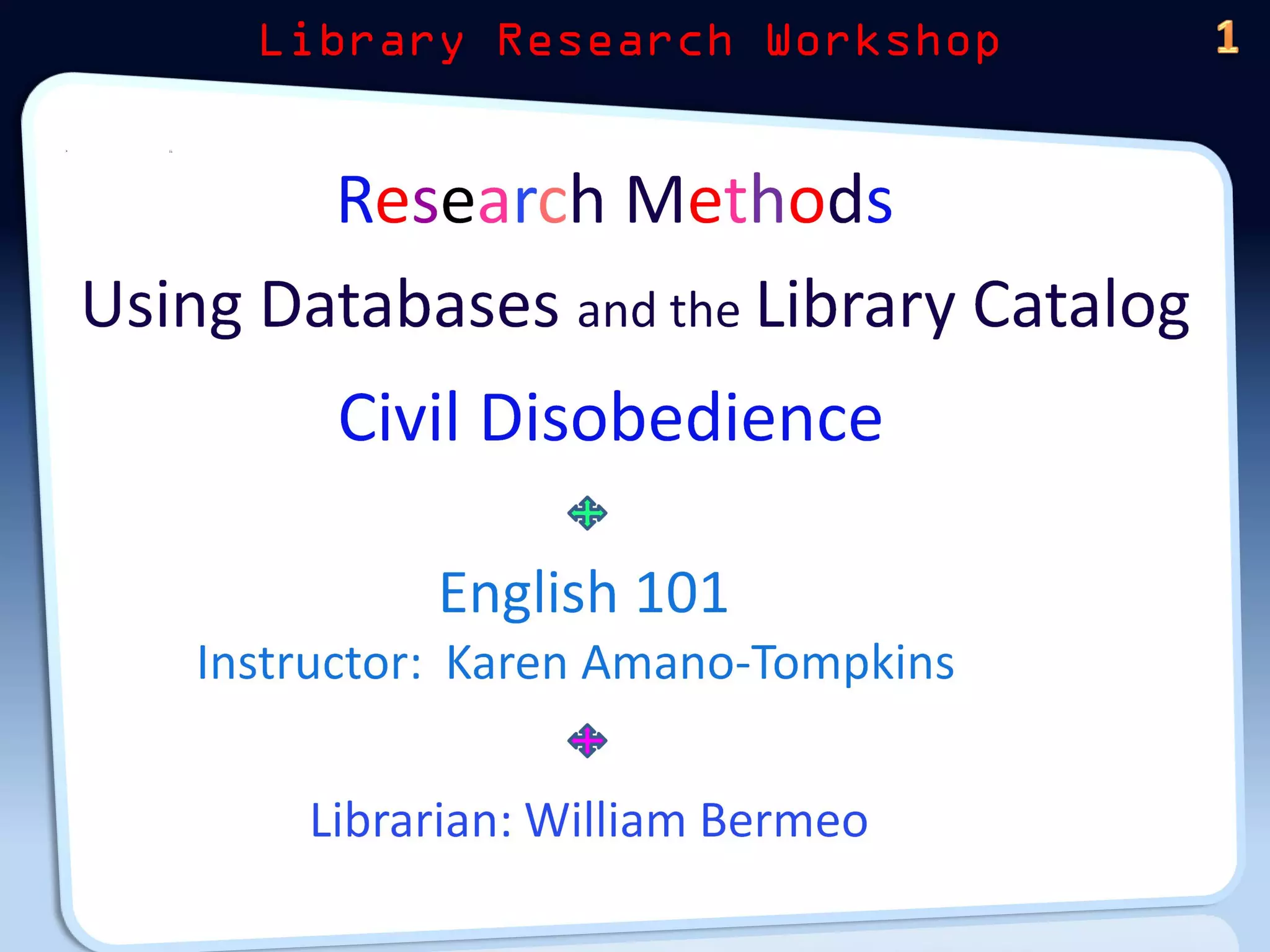 Eng. 101 - Amano-Tompkins | PDF