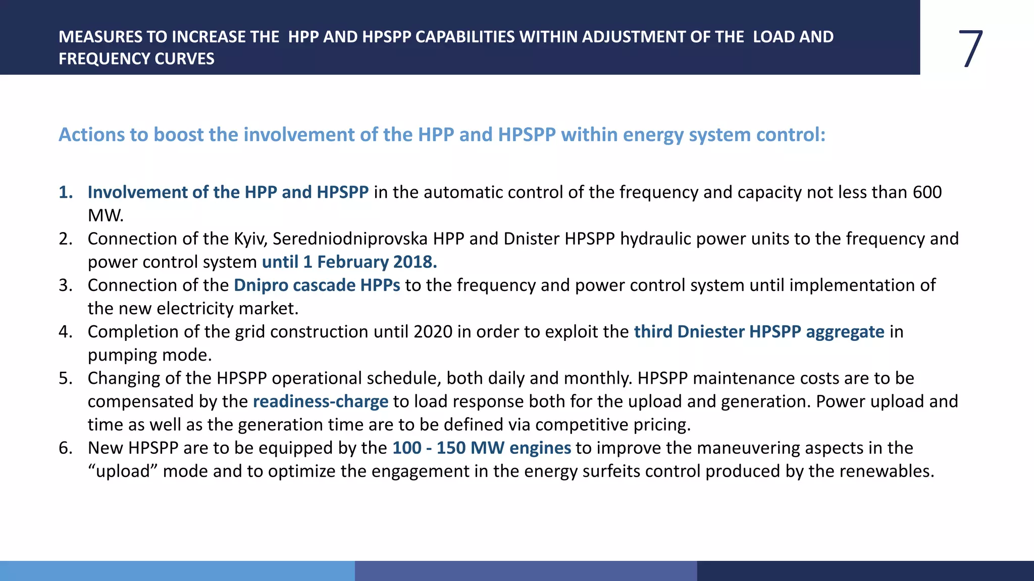 HPP and HPSPP operation in load shedule control | PPTX