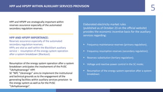 HPP and HPSPP operation in load shedule control | PPTX