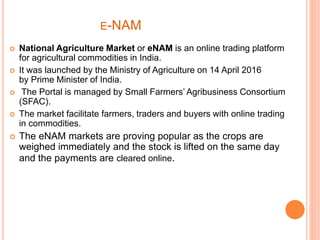 Agricultural marketing statergies for doubling of farmers income | PPTX
