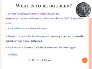Agricultural marketing statergies for doubling of farmers income | PPT