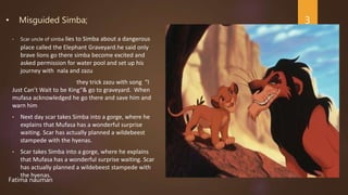 summarize story of loin king-1994 | PPTX