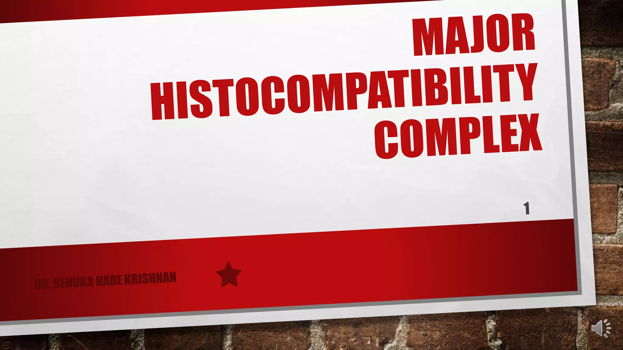 Eng. major histocompatibility complex | PPTX