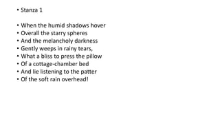 rain on the roof | PPTX