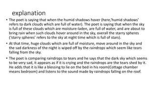 rain on the roof | PPTX