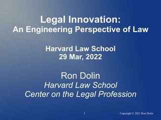Legal Innovation: An Engineering Perspective of Law | PPT | Stocks and ...