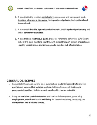 THE STRATEGIC MARITIME AND PORT DEVELOPMENT PLAN OF PANAMA 2040 | DOCX