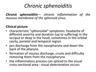 ENG_Хронический синусит chronic sinusitis | PPTX