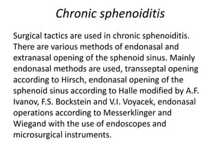 ENG_Хронический синусит chronic sinusitis | PPTX
