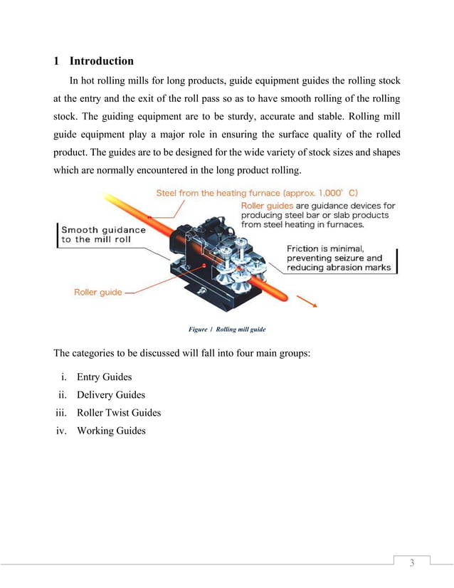 Introduction to Types of Rolling Mills Guide Equipment | PDF
