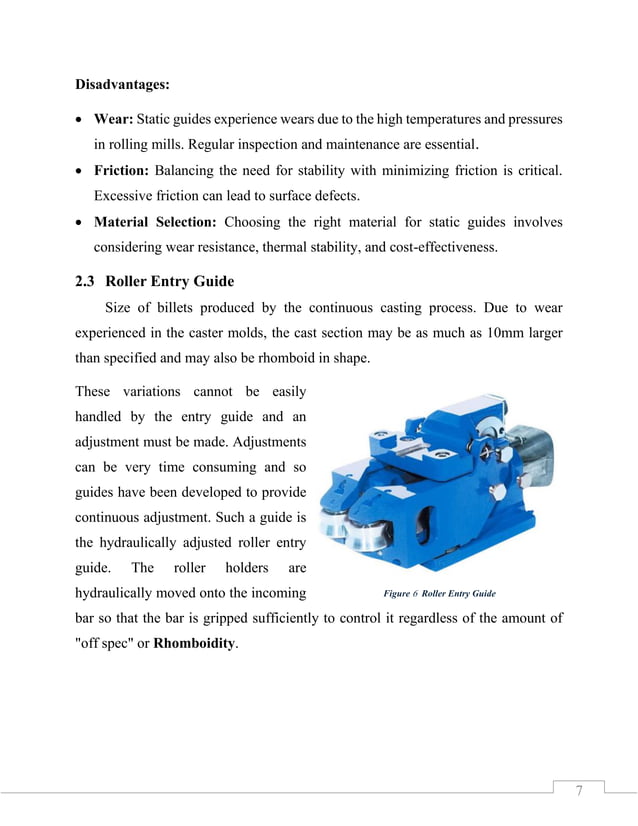 Introduction to Types of Rolling Mills Guide Equipment | PDF