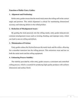 Introduction to Types of Rolling Mills Guide Equipment | PDF