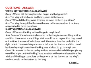 Three questions by Leo Tolstoy power point presentation | PPTX