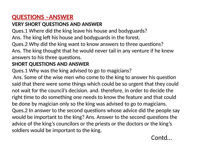 Three questions by Leo Tolstoy power point presentation | PPTX