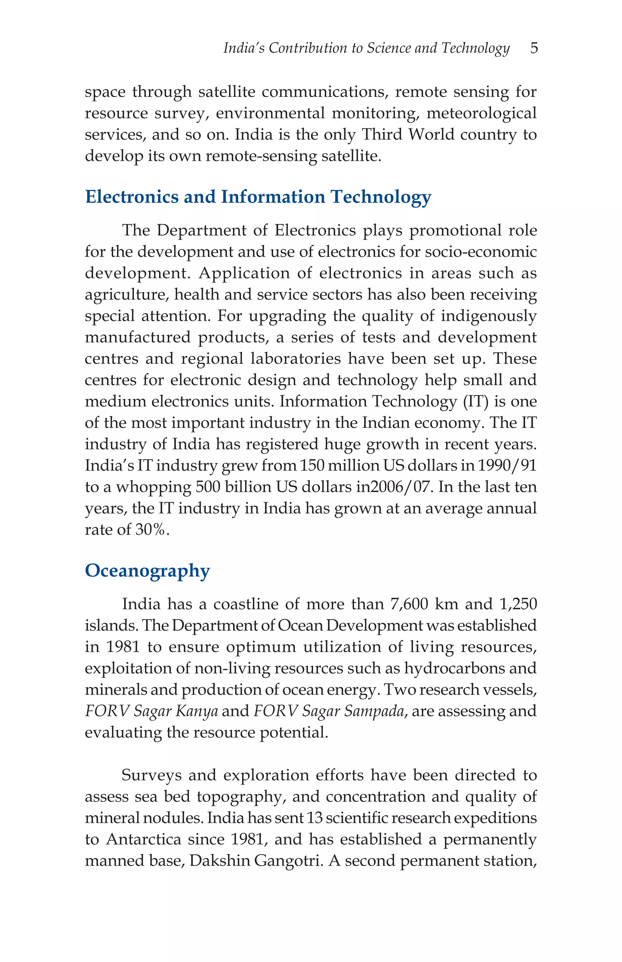 INDIA'S CONTRIBUTION TO SCIENCE | PDF
