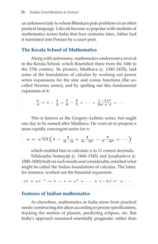 INDIA'S CONTRIBUTION TO SCIENCE | PDF