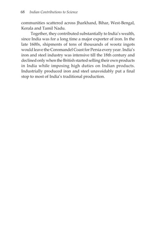INDIA'S CONTRIBUTION TO SCIENCE | PDF