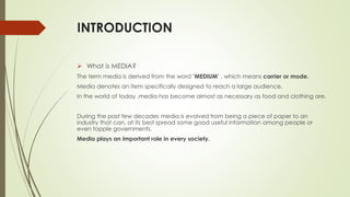 Eng media and society | PPTX