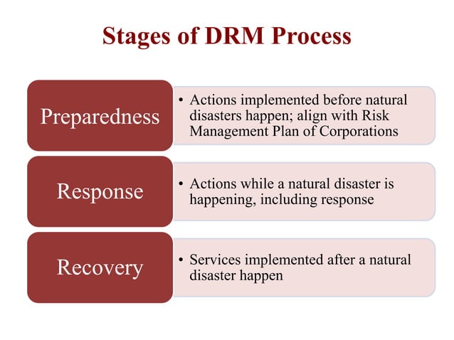 OVERVIEW OF DISASTER RISK MANAGEMENT (DRM) | PPT | Weather | Science