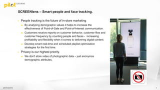 SCREENlens - People Tracking with Quividi | PPT