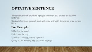 Types of sentence | PPTX