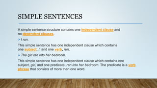 Types of sentence | PPTX