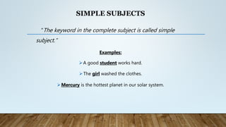 Types of sentence | PPTX