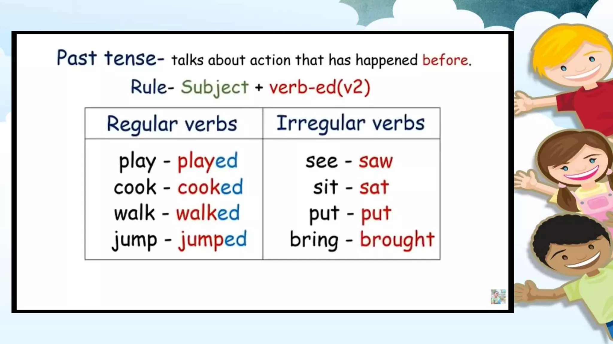 ENG1 - Simple Past Tense of Irregular Verb.pptx